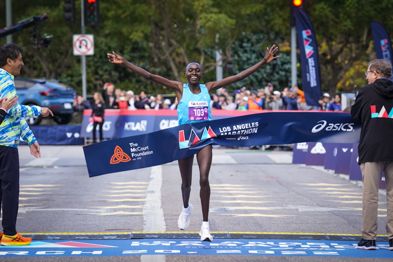Kenyans Meringor, Korir win 37th Los Angeles Marathon presented by ...