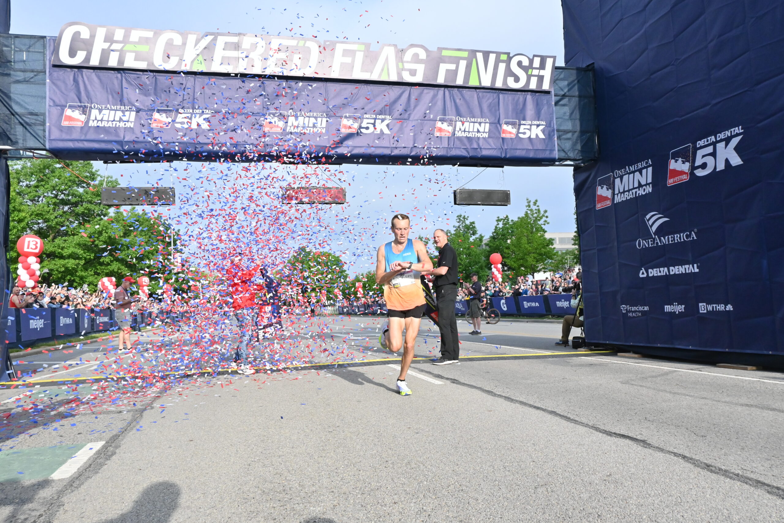 Jake Bertelsen and Anna Rohrer win the 48th OneAmerica 500 Festival ...