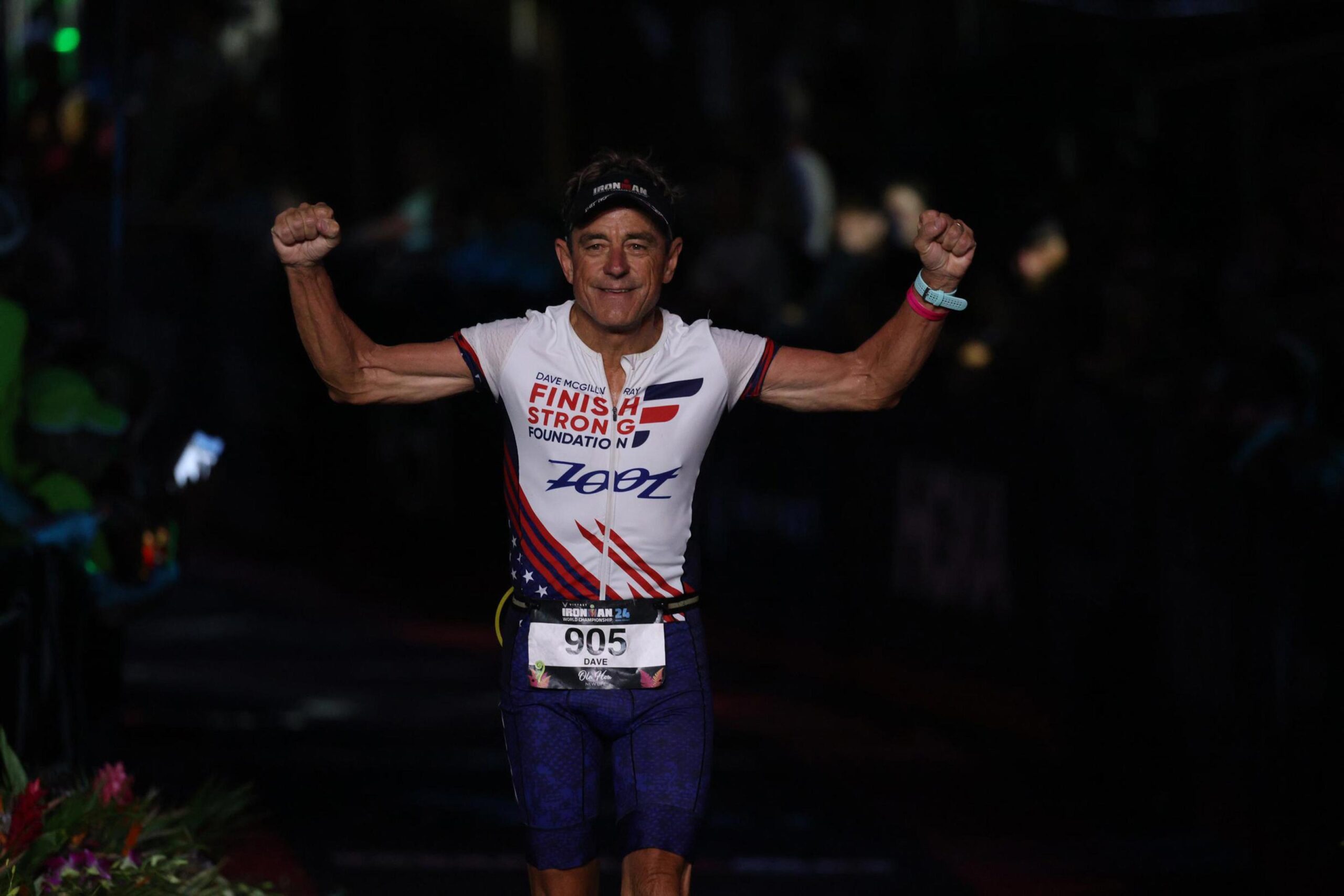 Dave McGillivray Completes 2024 IRONMAN World Championship - Running USA