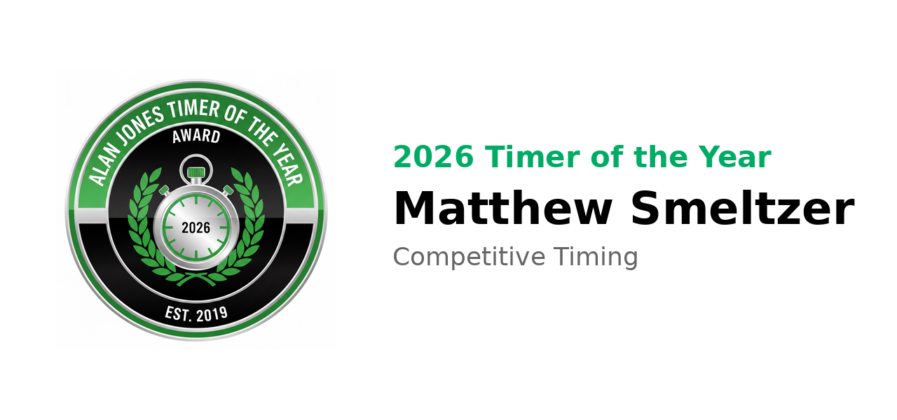RunSignup Announces Matthew Smeltzer as 2026 Alan Jones Timer of the ...